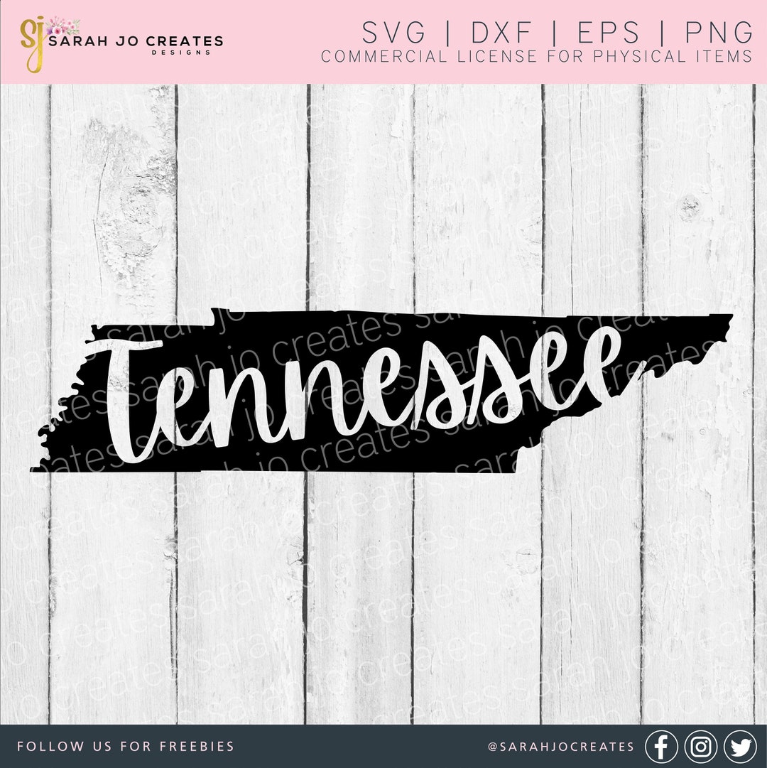Tennessee State SVG - Tennessee SVG - United States Svg - Tennessee ...