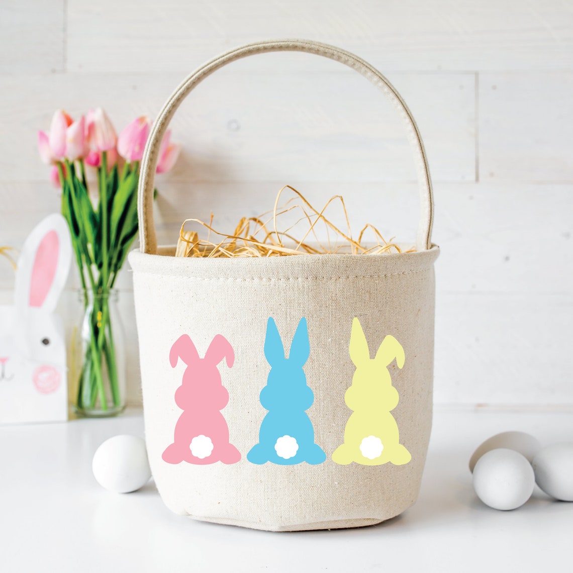 Three Bunnies SVG Easter Svg Easter Bunnies SVG Easter | Etsy