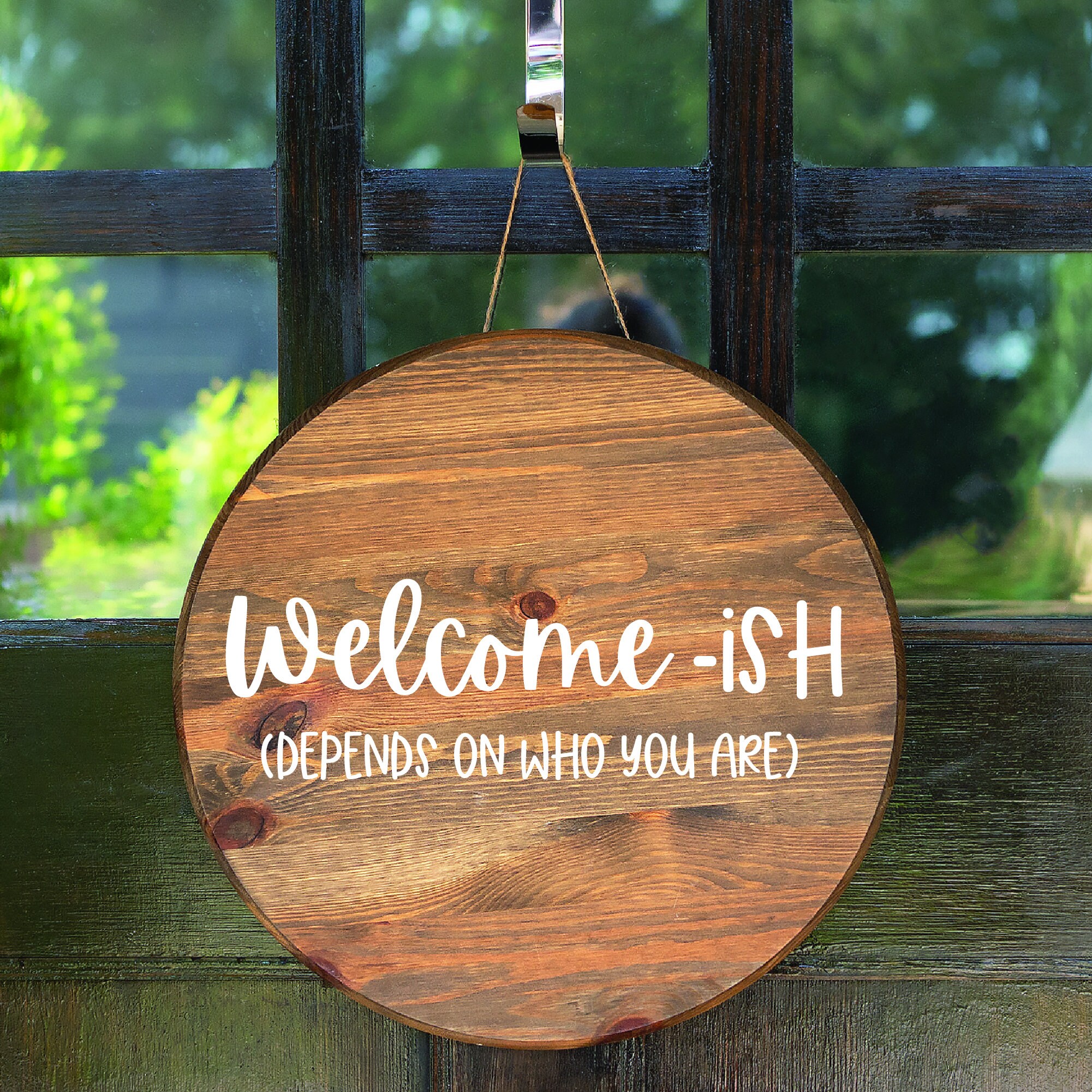 Welcome-ish SVG: Farmhouse Door Sign, Home Decor (digital Download) - Etsy
