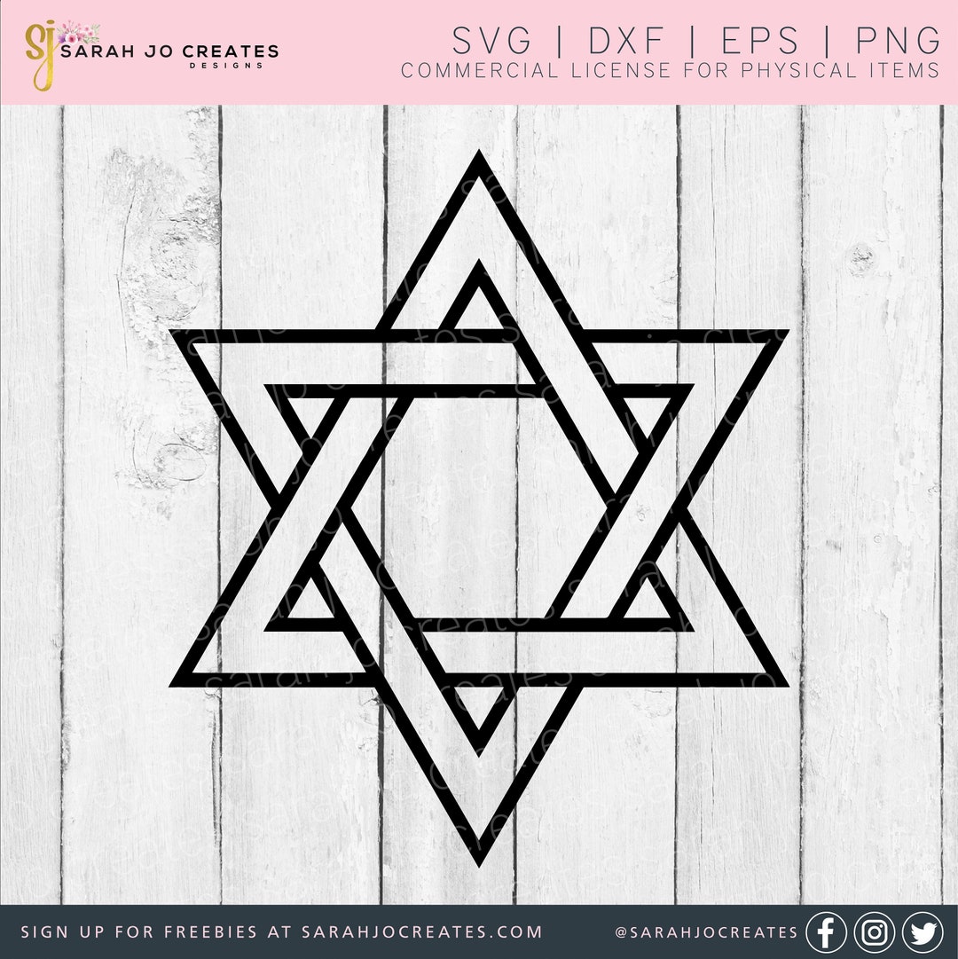 Star of David SVG: Hanukkah Jewish Star (digital Download) - Etsy