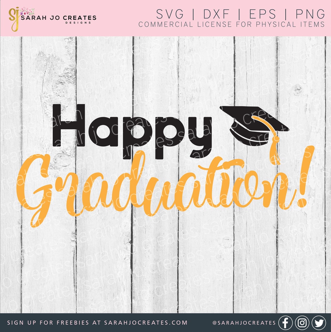 Happy Graduation SVG - Graduation 2021 SVG - Graduation Svg - Happy ...
