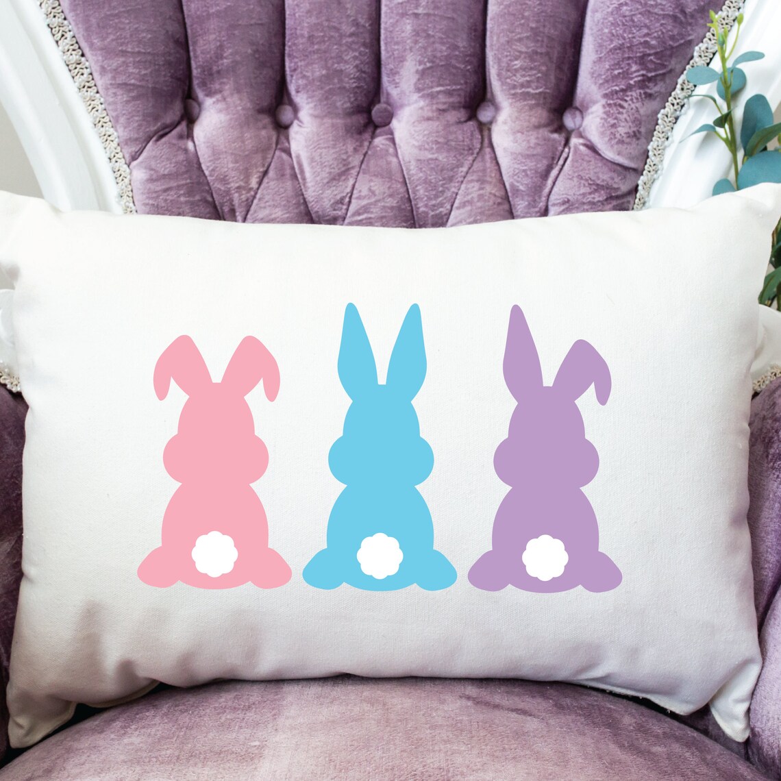Three Bunnies SVG Easter Svg Easter Bunnies SVG Easter | Etsy