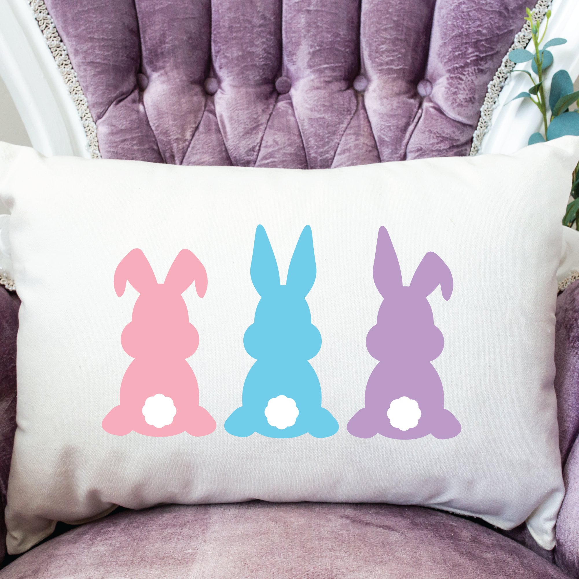 Three Bunnies SVG Easter Svg Easter Bunnies SVG Easter | Etsy