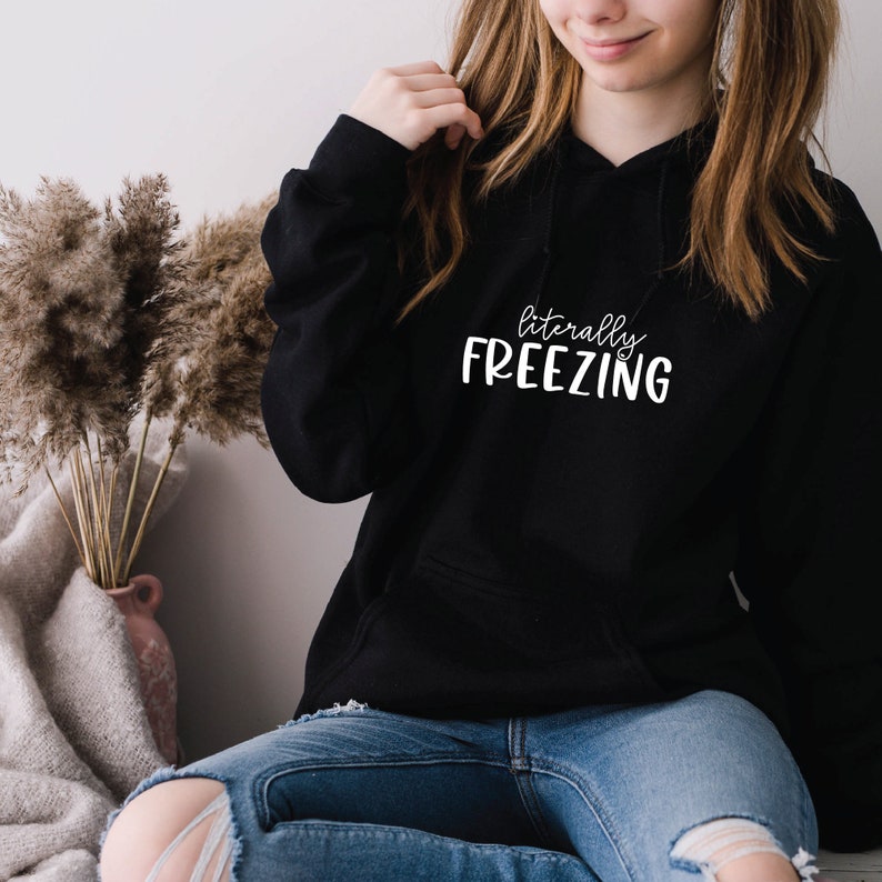 Literally Freezing SVG: Winter Sign Cut File (digital Download) - Etsy