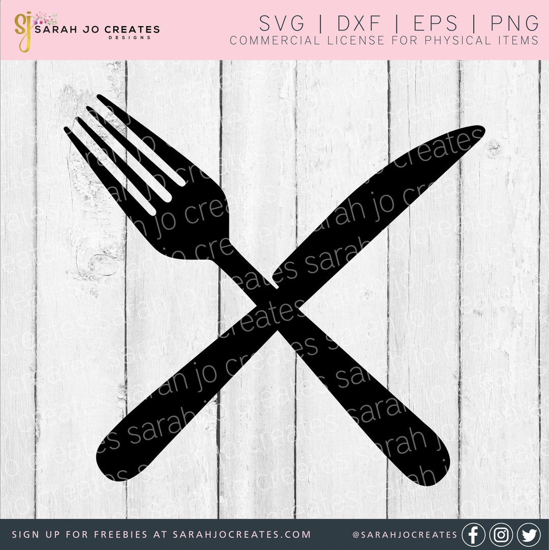 Knife and Fork SVG - Kitchen SVG - Farmhouse Kitchen SVG - Kitchen ...