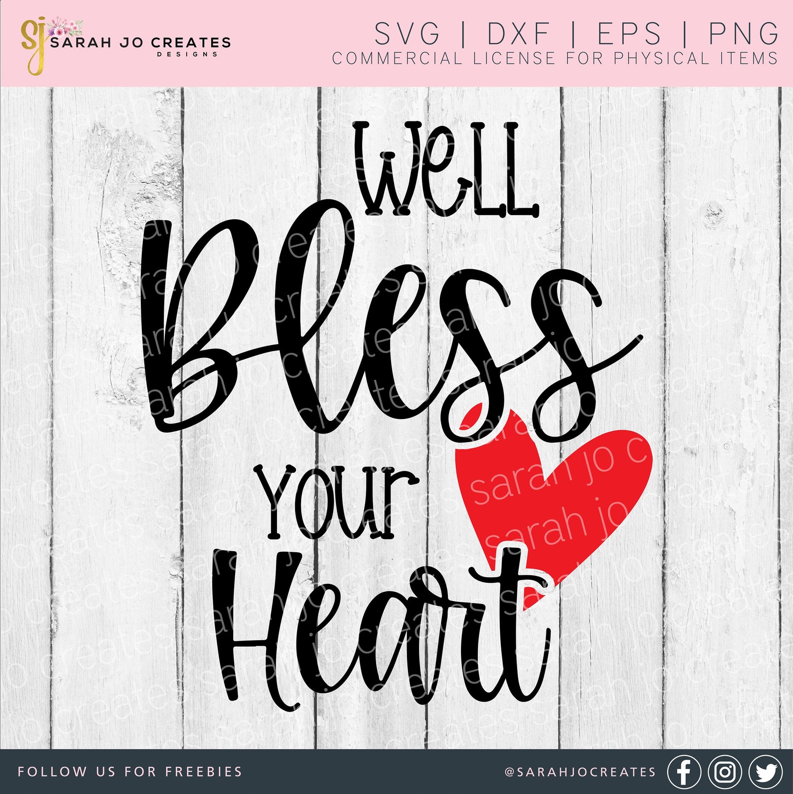 Well Bless Your Heart SVG Bless Your Heart Svg Faith SVG | Etsy