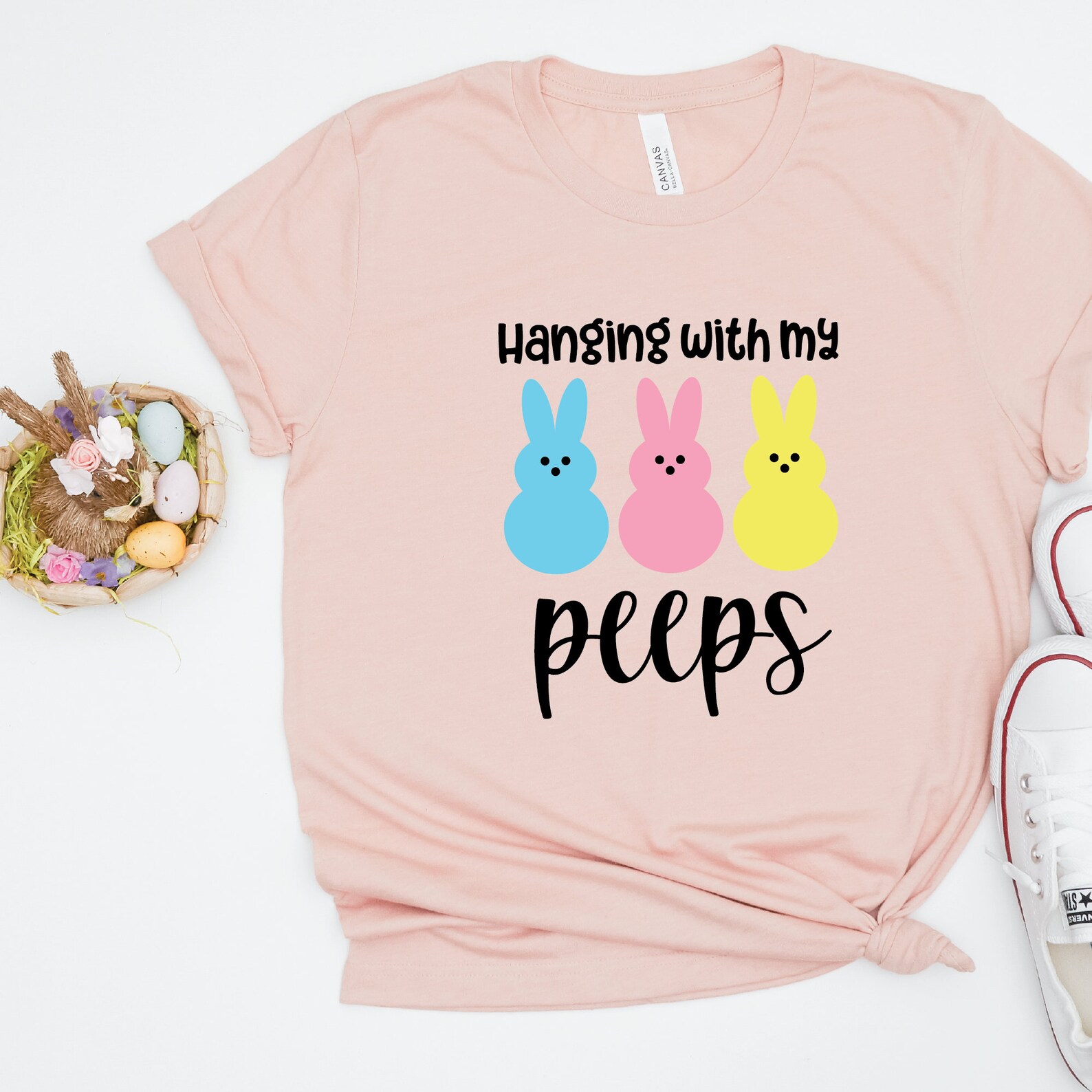 Hanging With My Peeps SVG Easter Svg Easter Bunnies SVG - Etsy