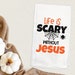 Life is Scary Without Jesus Svg Christian Halloween Svg Cute Spider Svg ...