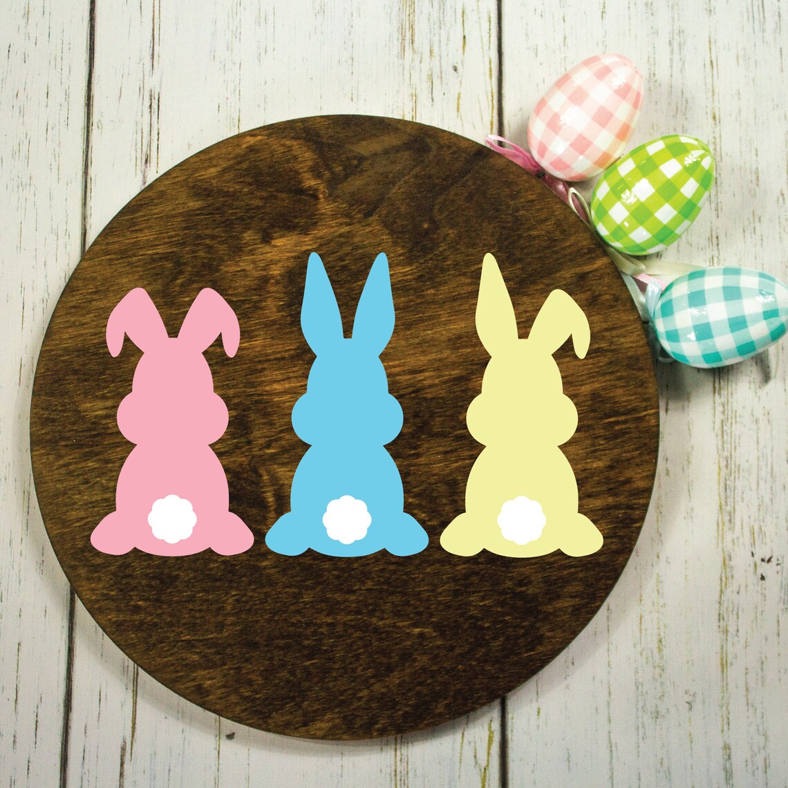 Three Bunnies SVG Easter Svg Easter Bunnies SVG Easter | Etsy