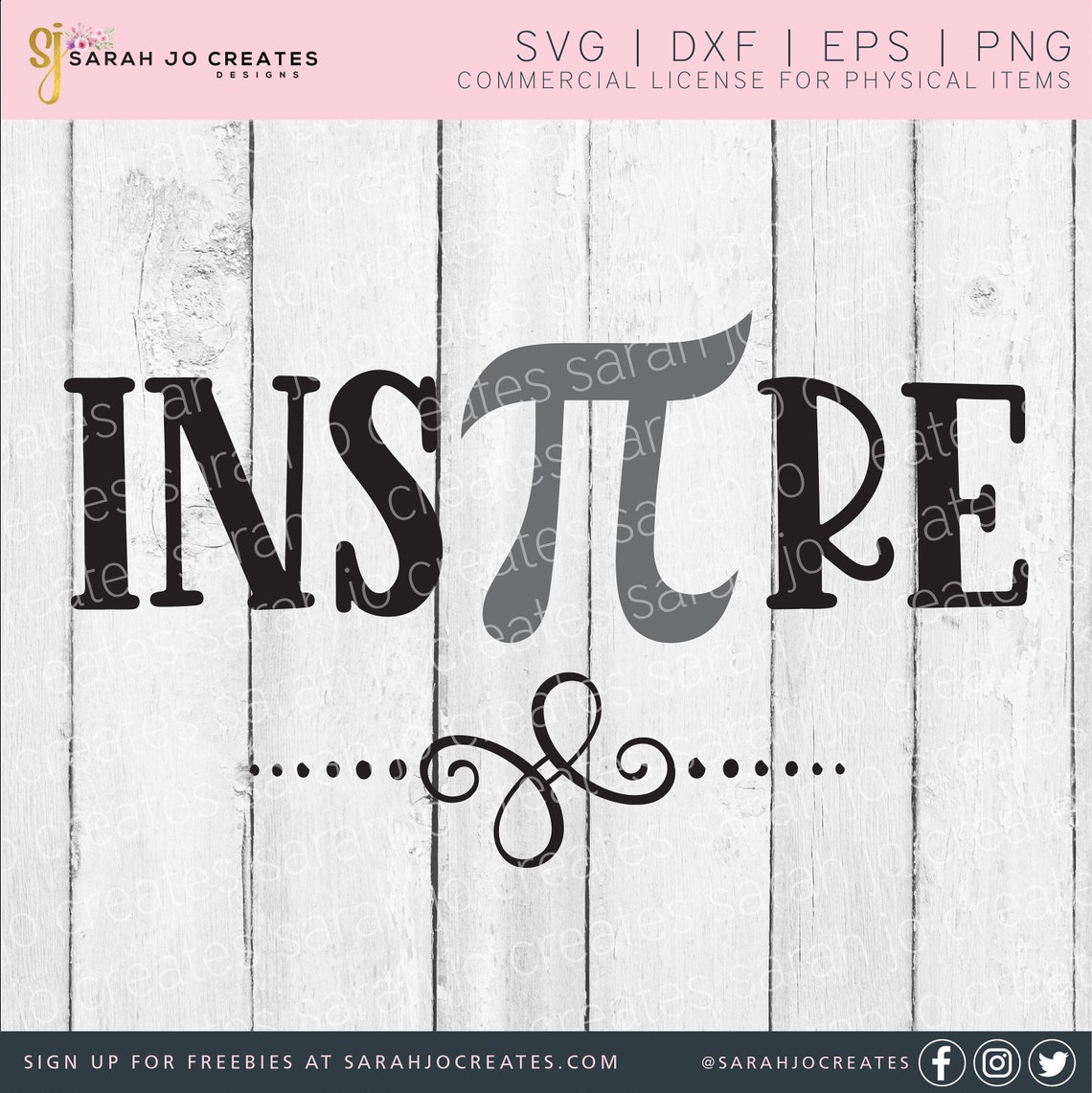 Ins Pi Re SVG Pi Svg Inspire Svg Math Svg Pi Day Svg | Etsy