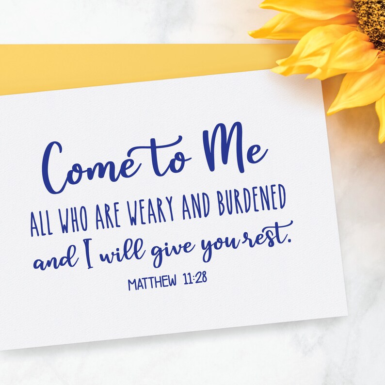 Come to Me All Who Are Weary Matthew 11:28 SVG Faith SVG - Etsy