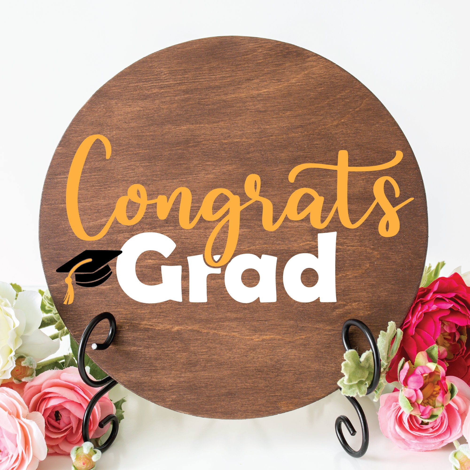Congrats Grad SVG Graduation Cap SVG Graduation Svg | Etsy