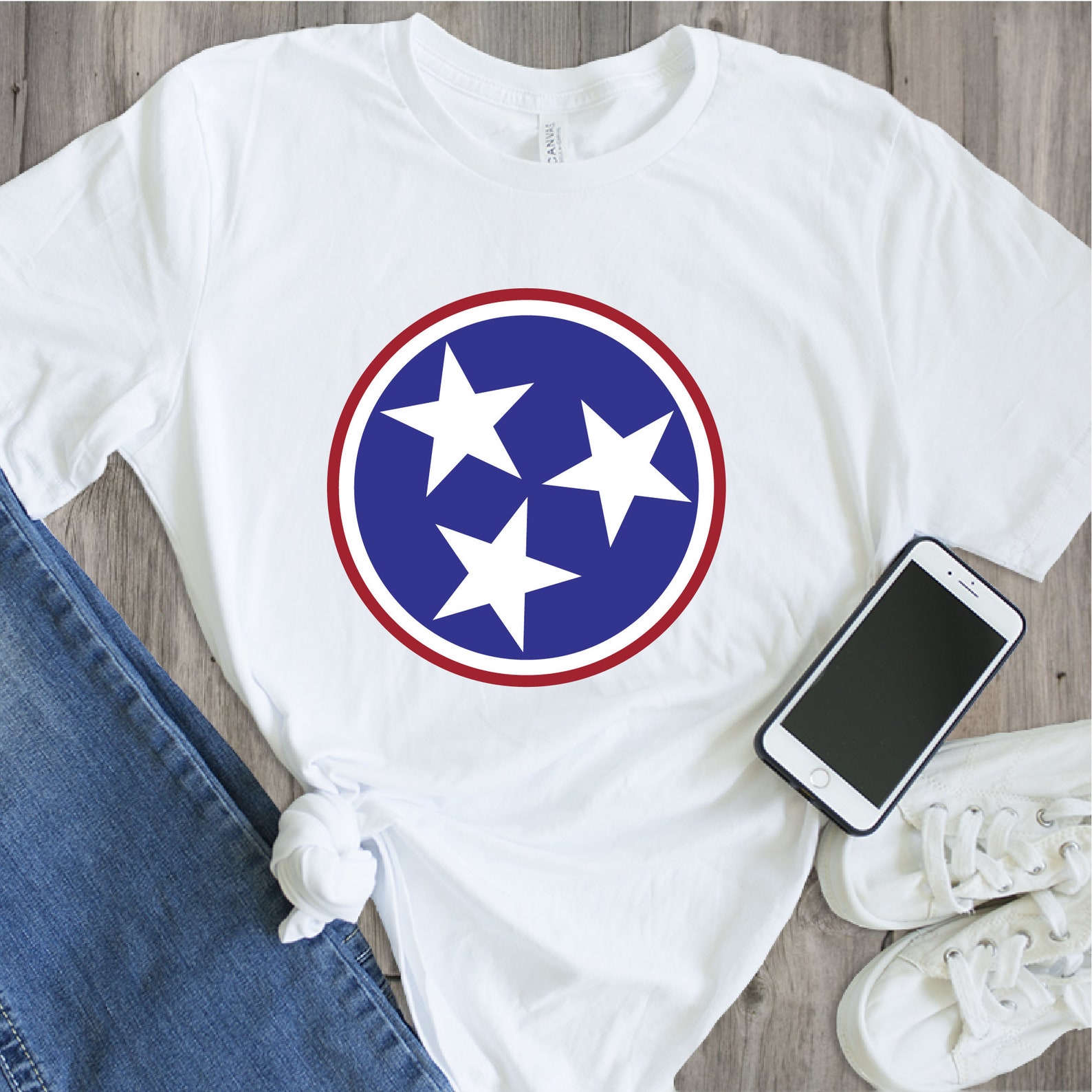Tennessee Flag SVG Tennessee Tristar SVG Nashville Svg | Etsy