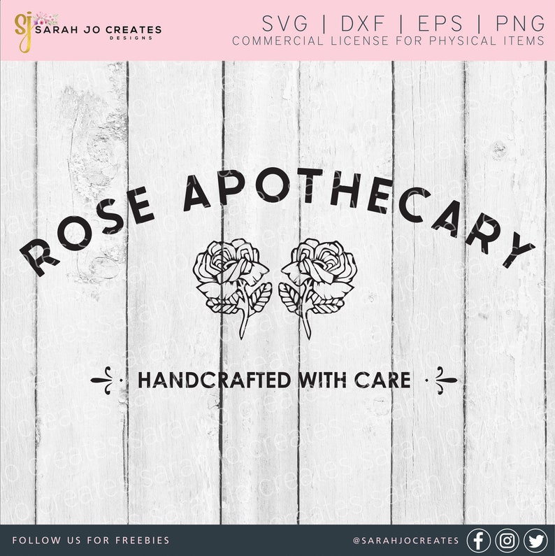 Rose Apothecary SVG: Schitt's Creek Design (digital Download) - Etsy