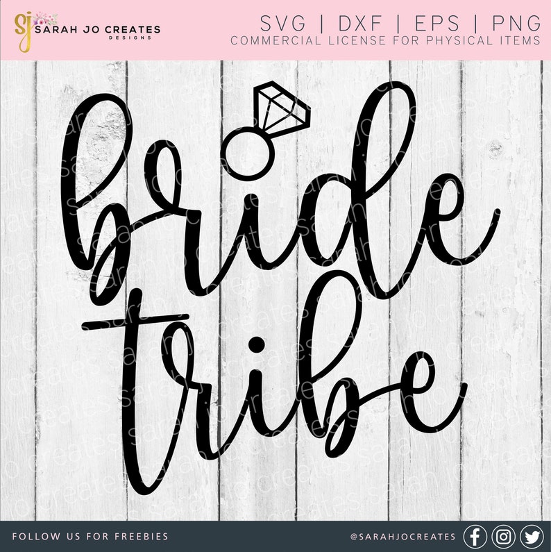 Bride Tribe SVG Bridal Party SVG Wedding Party SVG Bride - Etsy