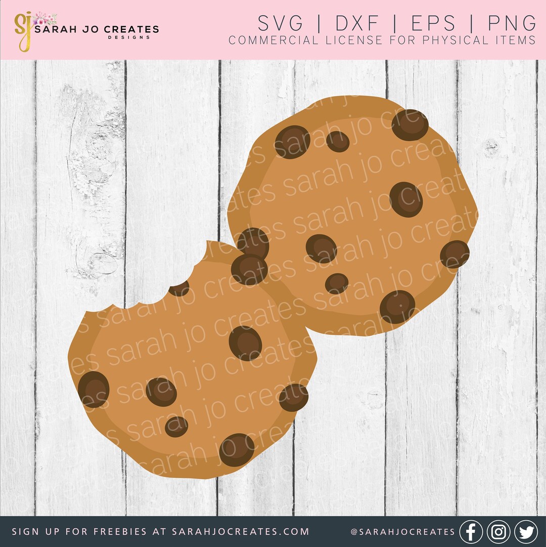 Chocolate Chip Cookies SVG - Cookie Svg - Cookies SVG - Chocolate Chip ...