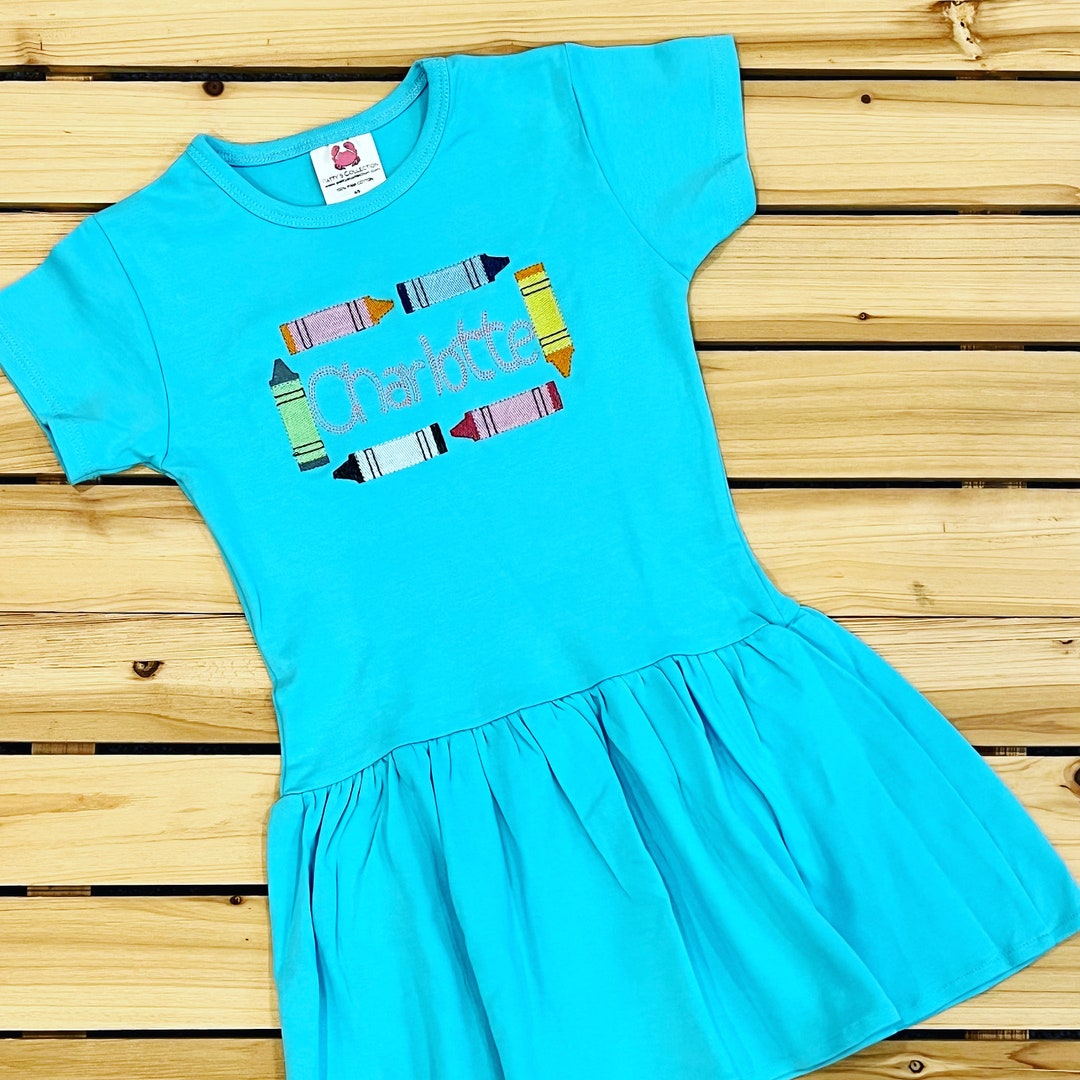 Monogrammed Dress for Girls/girls Dresses/ Regress a Class ...