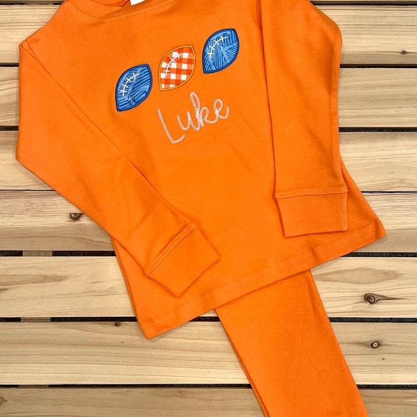 Football Pajamas - Etsy