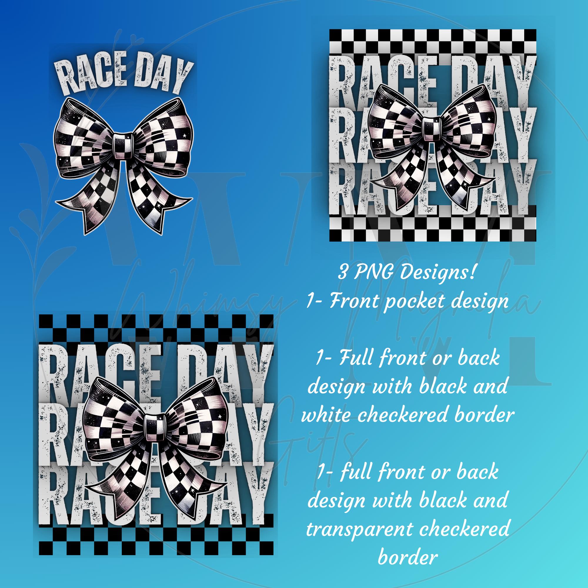 Race Day Racing BOW PNG- Sublimation, DTF, Printing, Racing Shirt, Dirt ...