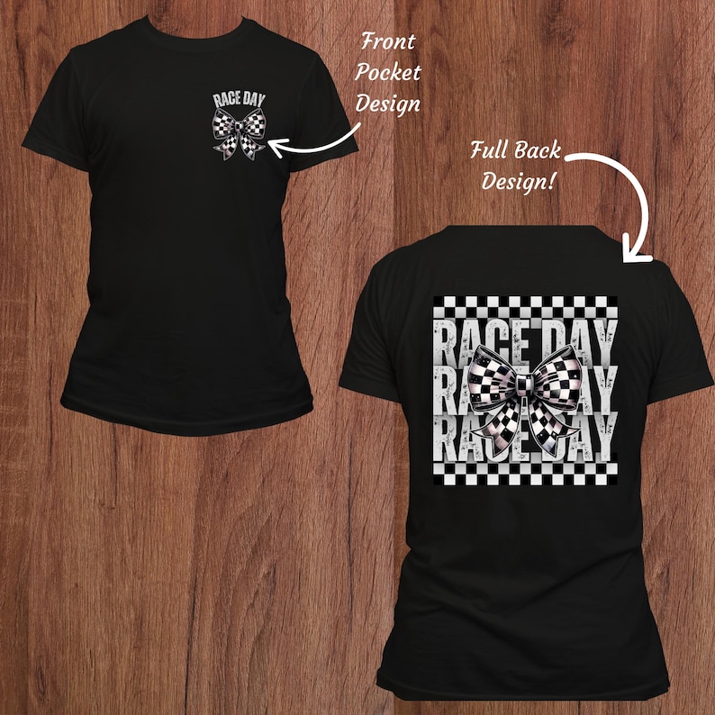 Race Day Racing BOW PNG- Sublimation, DTF, Printing, Racing Shirt, Dirt ...