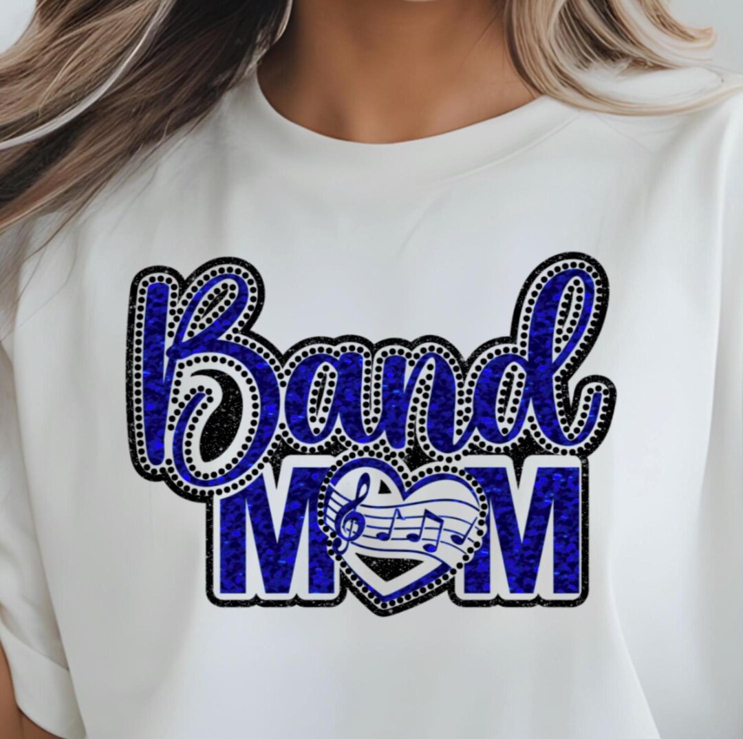 Band Mom Spangle|rhinestone SVG Digital Download, Rhinestone Template ...