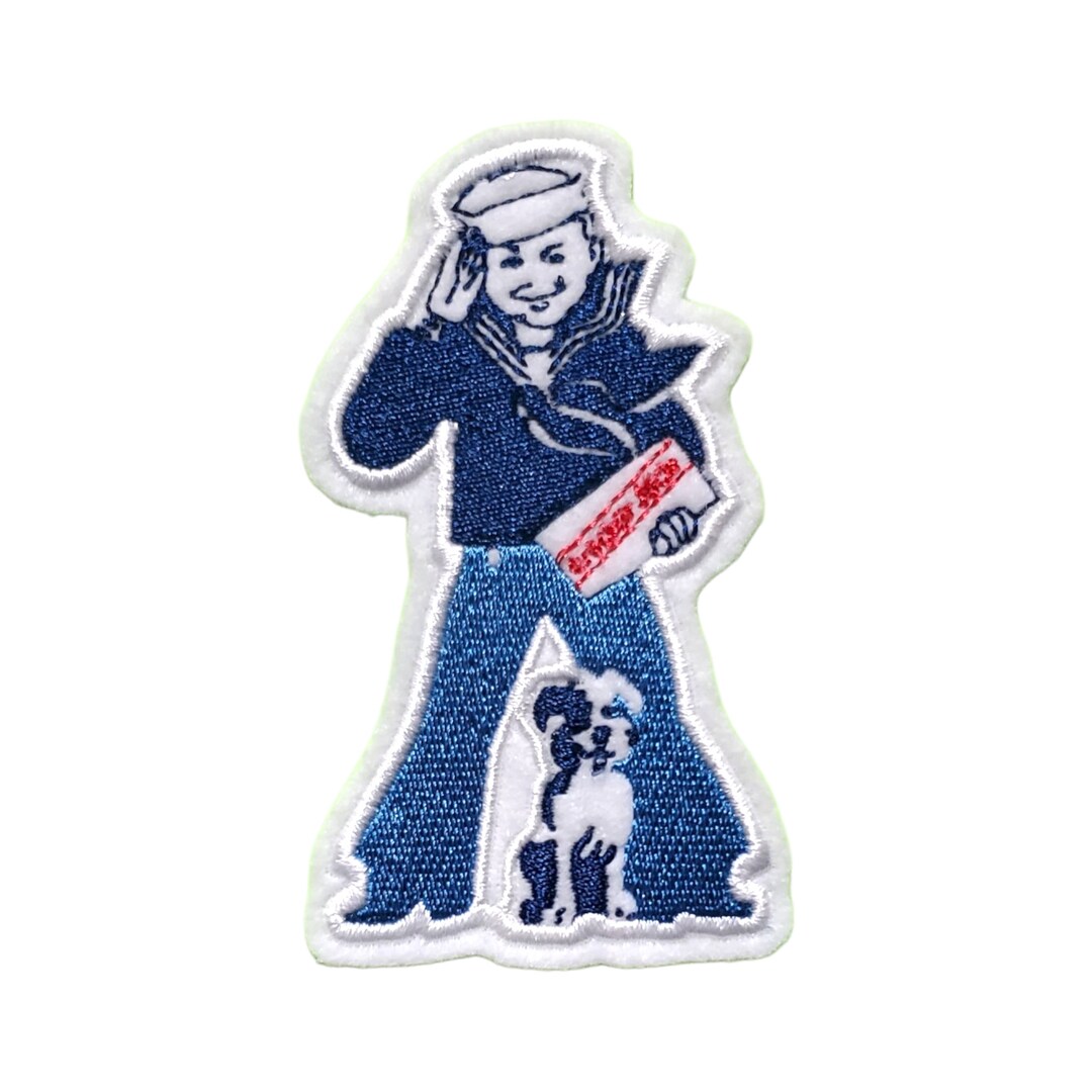 Cracker Jack Kid Felt Embroidered Iron-on Patch - Etsy