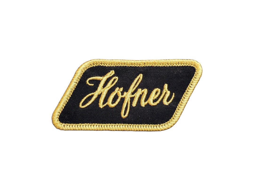 Hofner Iron on Embroidered Patch - Etsy