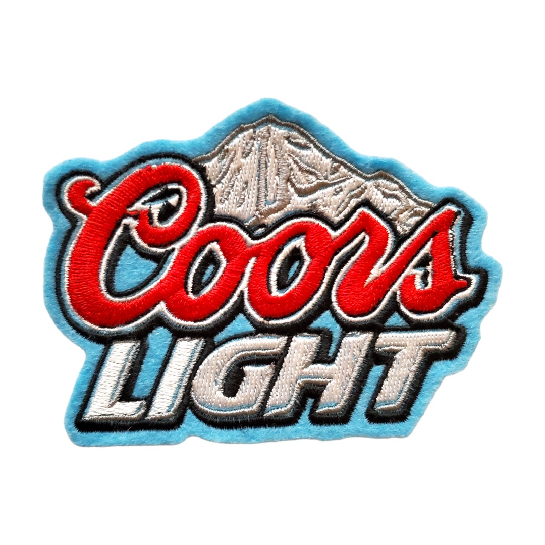Coors Light Beer Embroidered Felt Iron-on Patch - Etsy