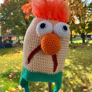 Muppets Beaker Hat (crochet), Meep Meep, Beeker - Etsy