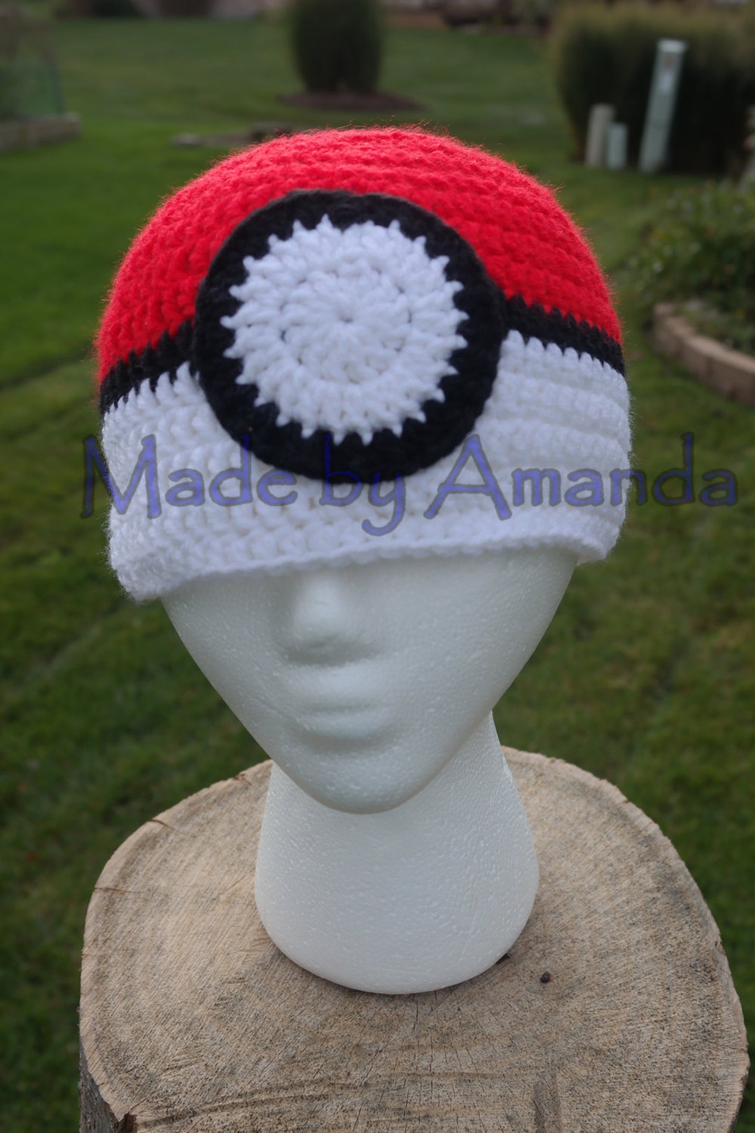 Crochet Pokeball Beanie Pokémon Crochet Hat Gotta Catch Them All - Etsy