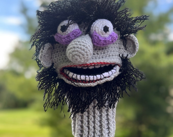 Crazy Harry Muppet Golf Head Cover, Muppets Golf Head Protector, Golf ...