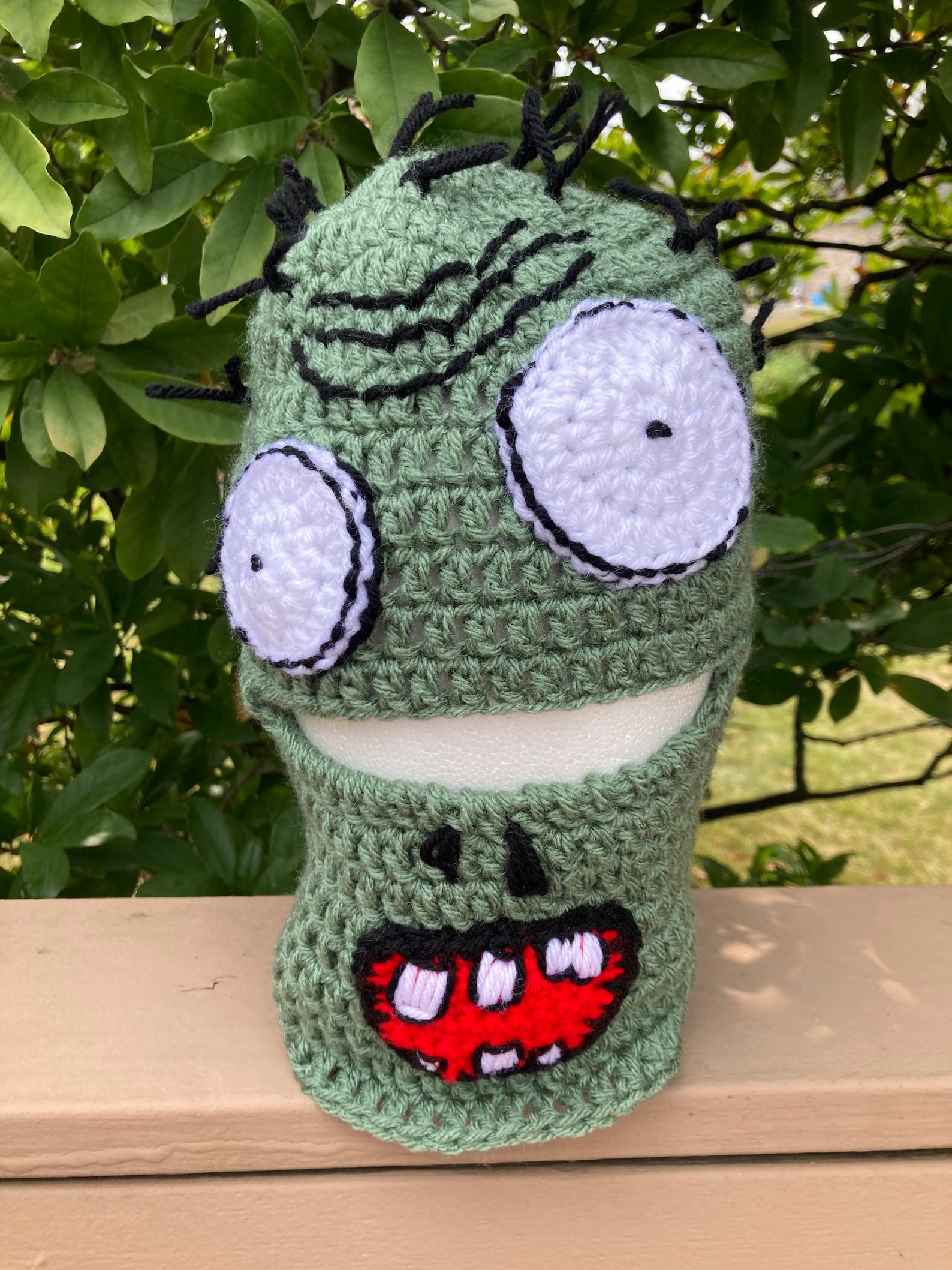 Zombie Ski Mask - Balaclava - Halloween Costume - Hat - Cosplay - Warm ...