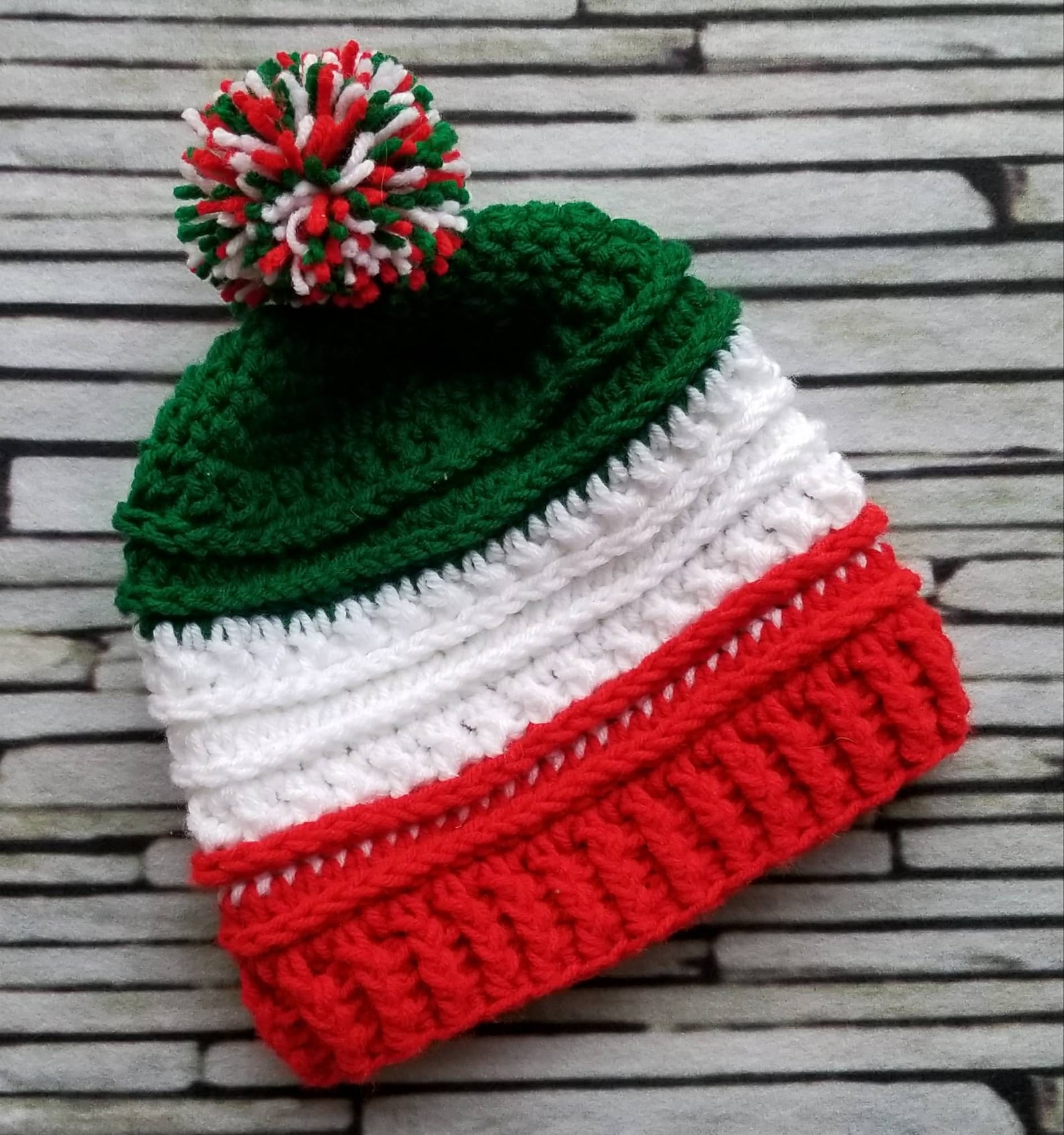 Italian Flag Hat Italy Olympics Beanie Striped Country - Etsy