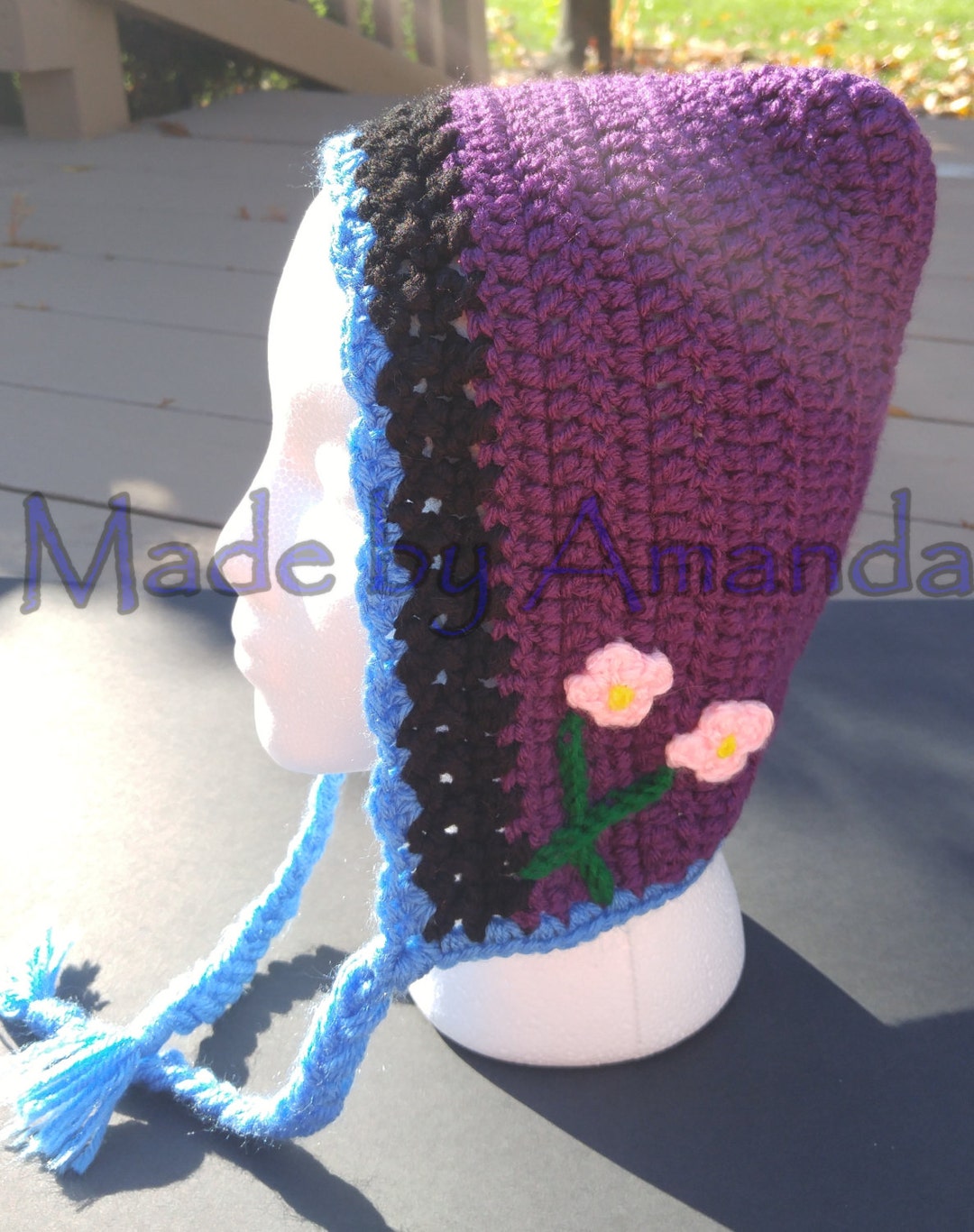 Frozen Anna Bonnet - Girl's Hat - Halloween Costume - Anna Hood - Anna ...