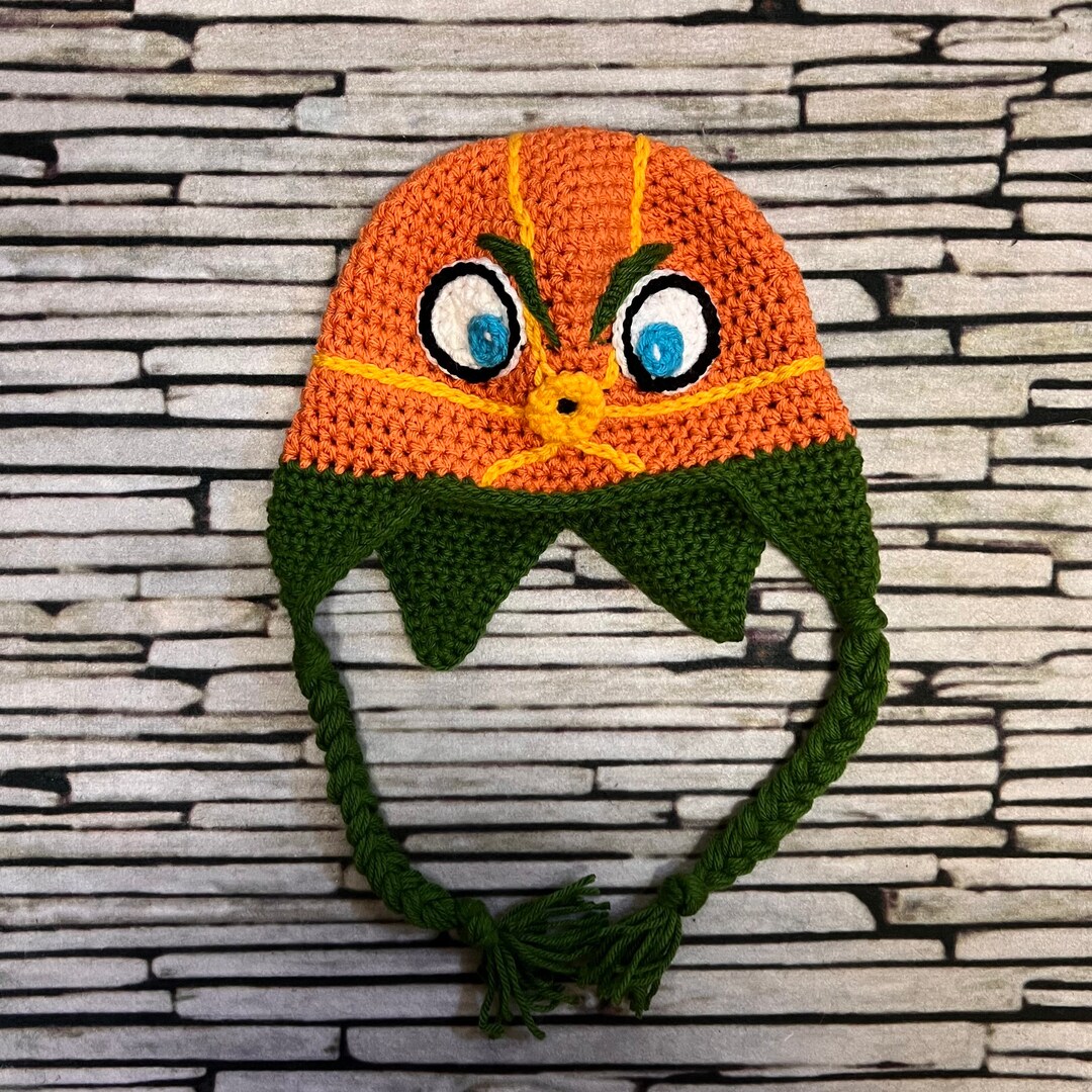 PVZ Citron Crochet Hat - Plants Vs Zombies 2 - Earflap Beanie ...
