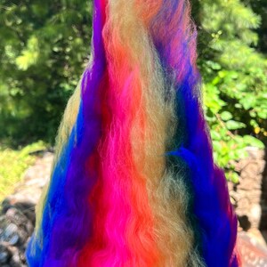 Bold Rainbow Trolls Crochet Wig - Multicolor Troll Hair - Hat - Photo ...