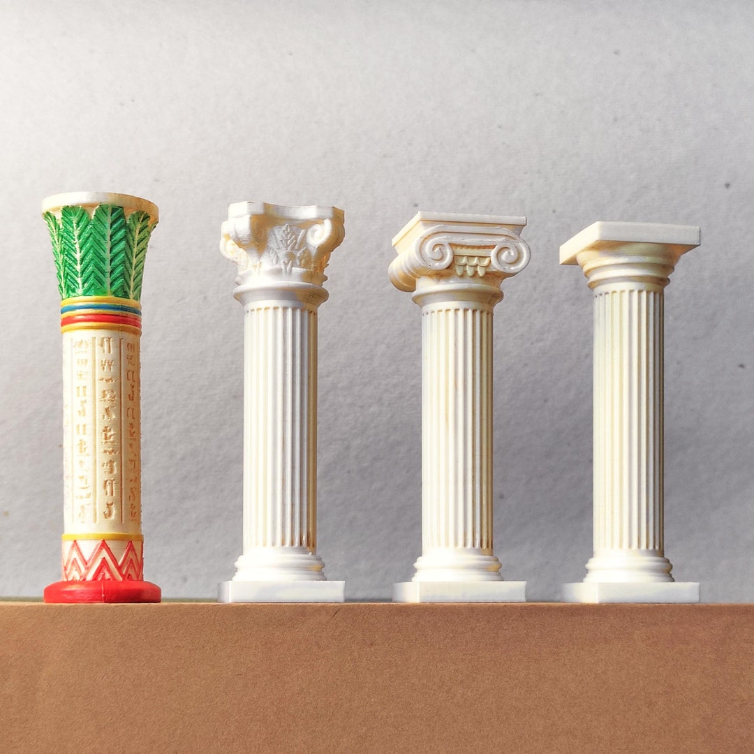 Small Greek and Egyptian Column, Choice of Doric, Ionic, Corinthian ...
