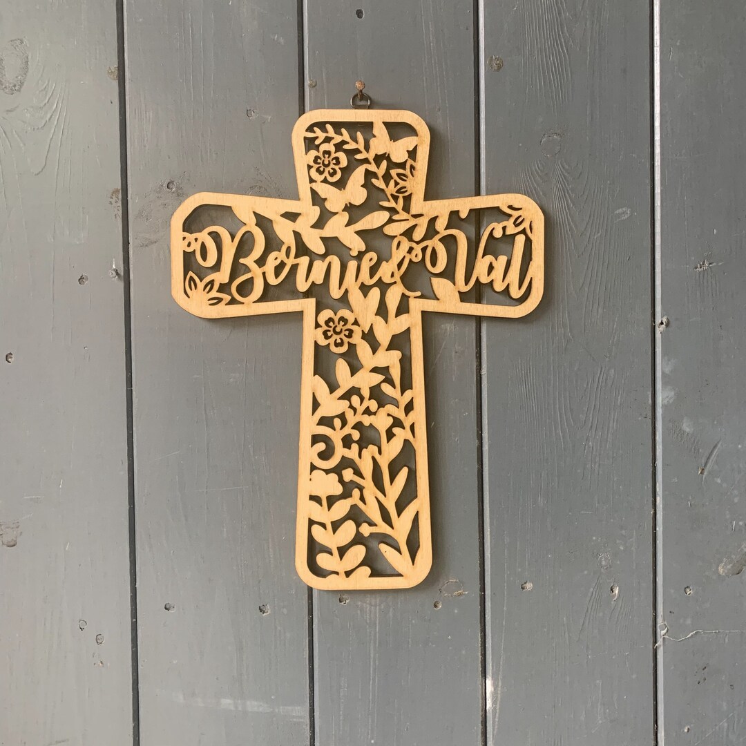 Personalised Wooden Wedding Cross: Custom Couples Keepsake - Etsy