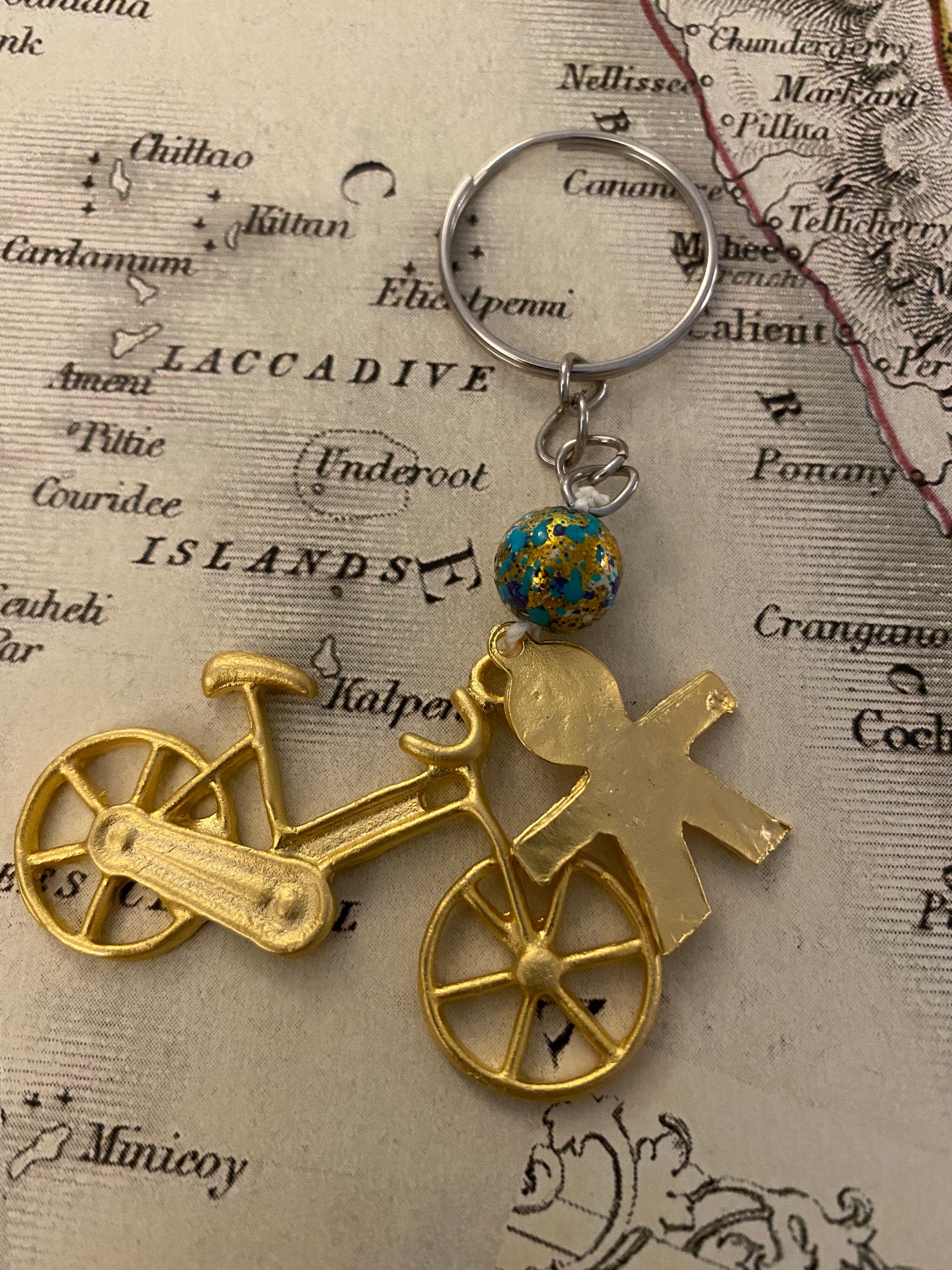 Unique Around the World Key Rings - Etsy