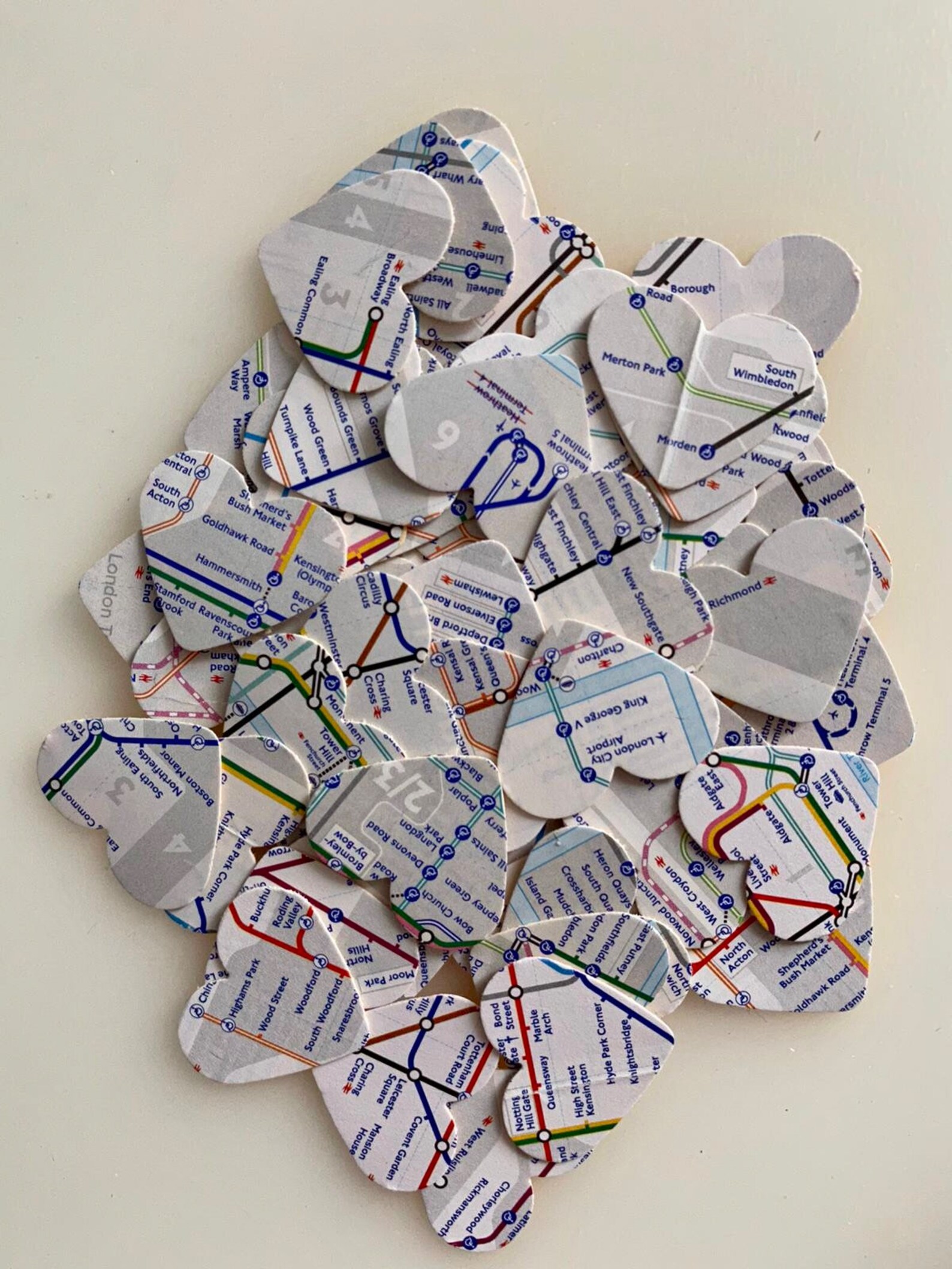 London Underground Map city Love Pegs - Etsy