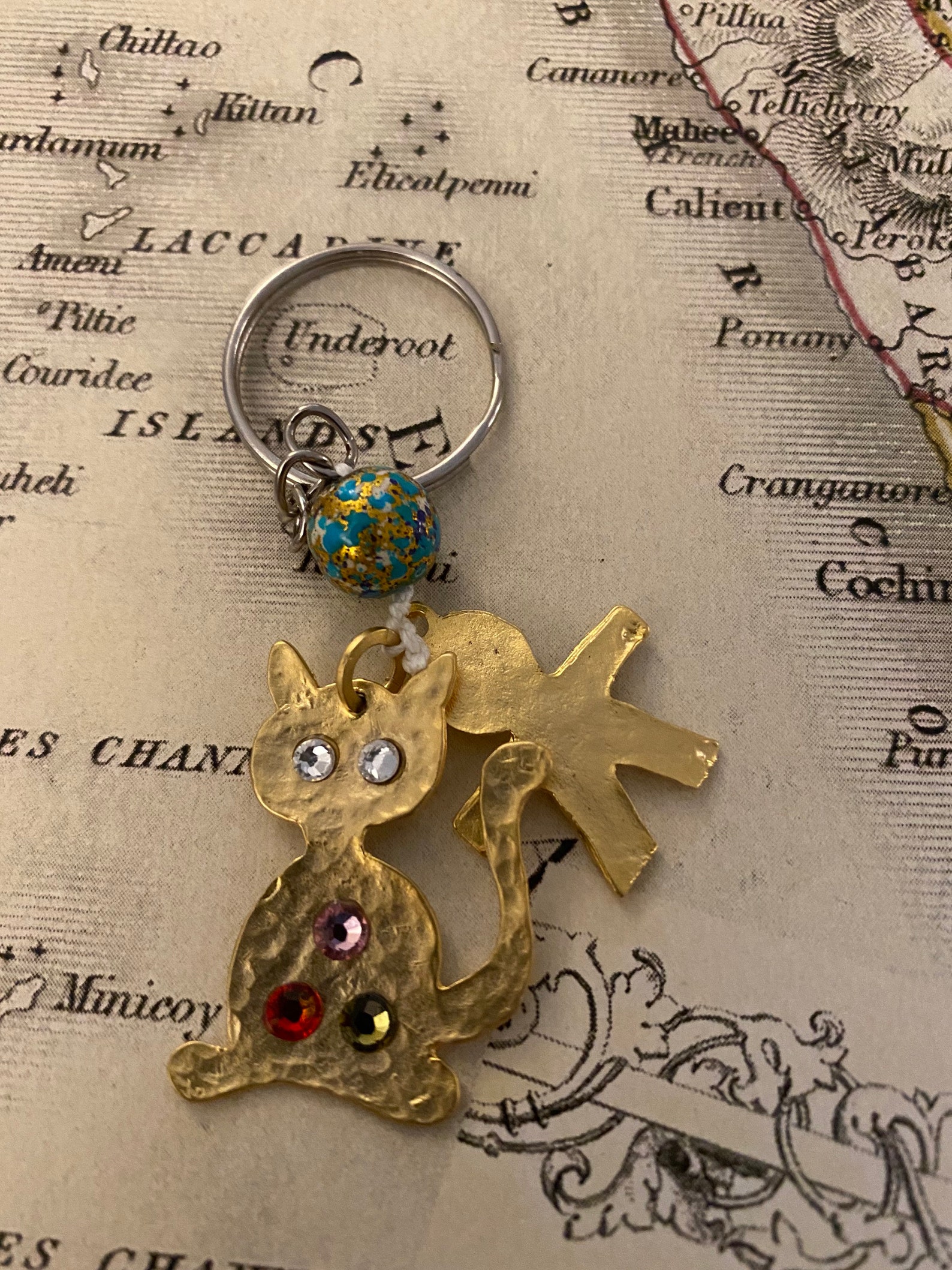 Unique Around the World Key Rings - Etsy