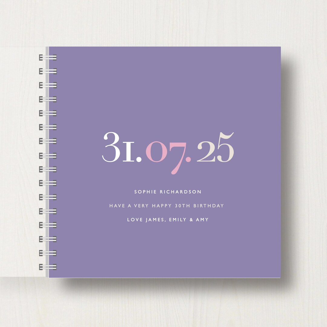 Personalised Landmark Date Memory Book or Album - Etsy