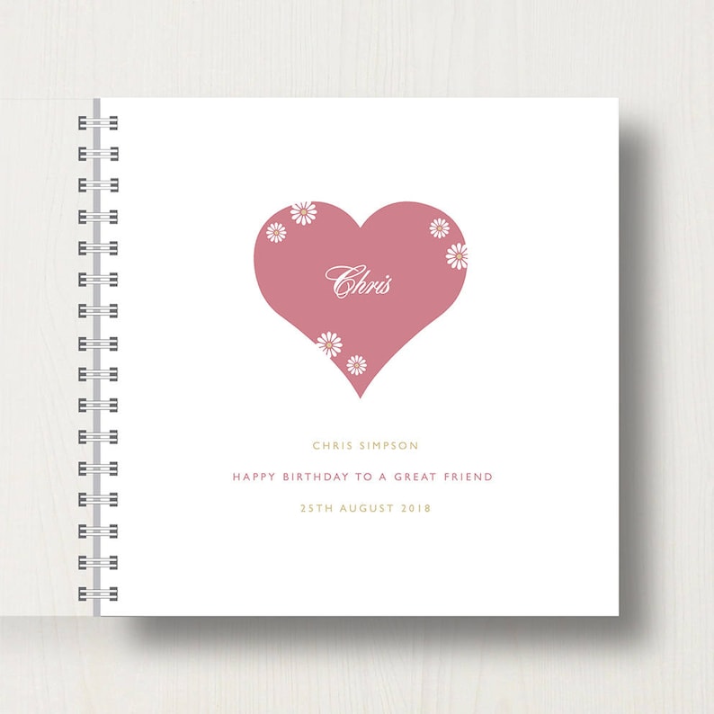 Personalised Best Friend Memory Book or Album | Etsy