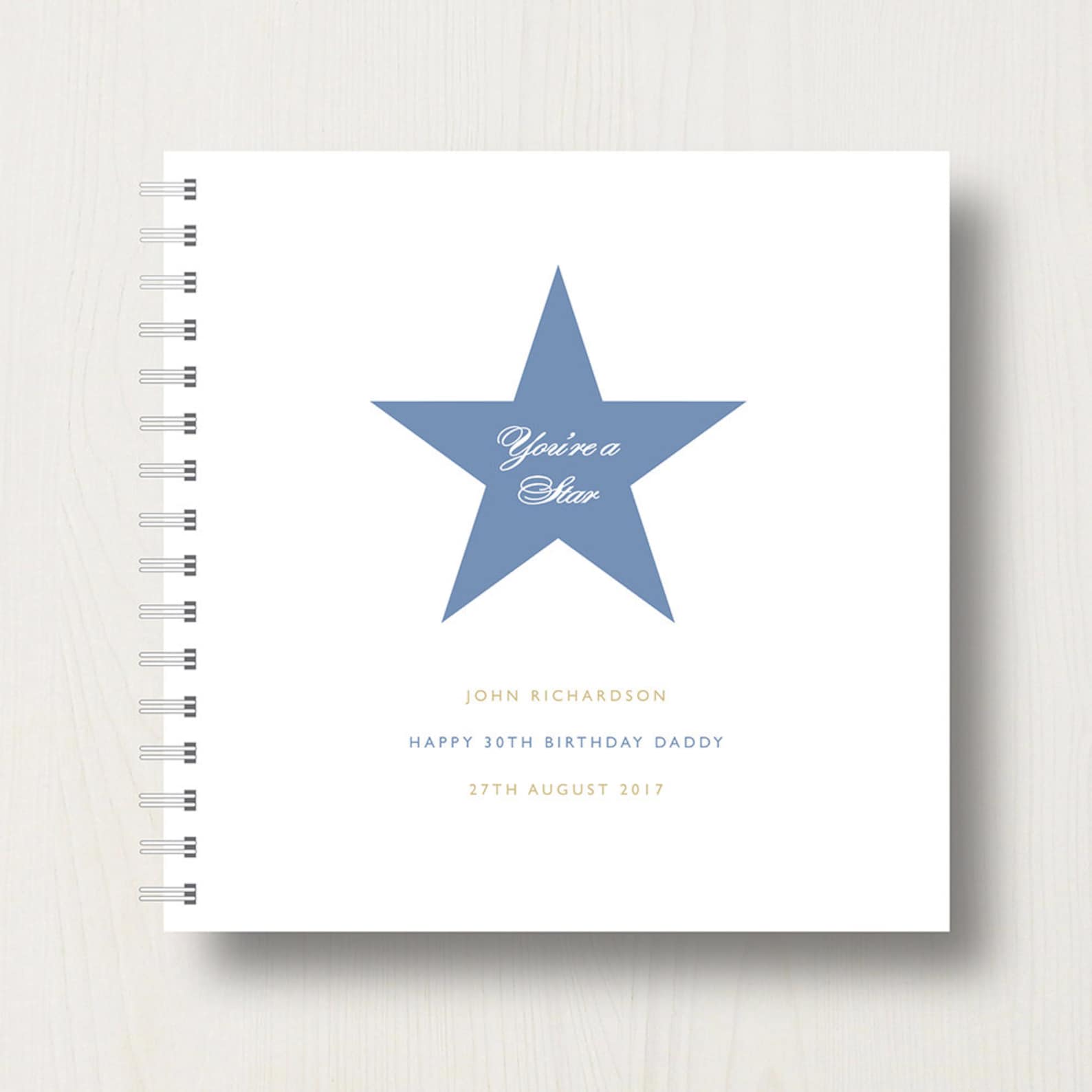 Personalised Special Dad Star Memory Book or Album - Etsy