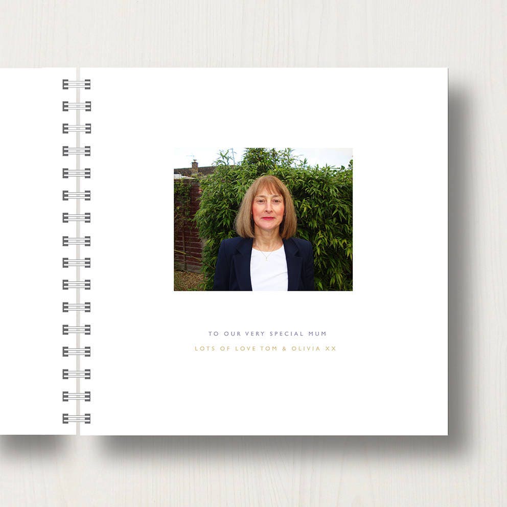 Personalised Mother's Day Memory Book - Etsy