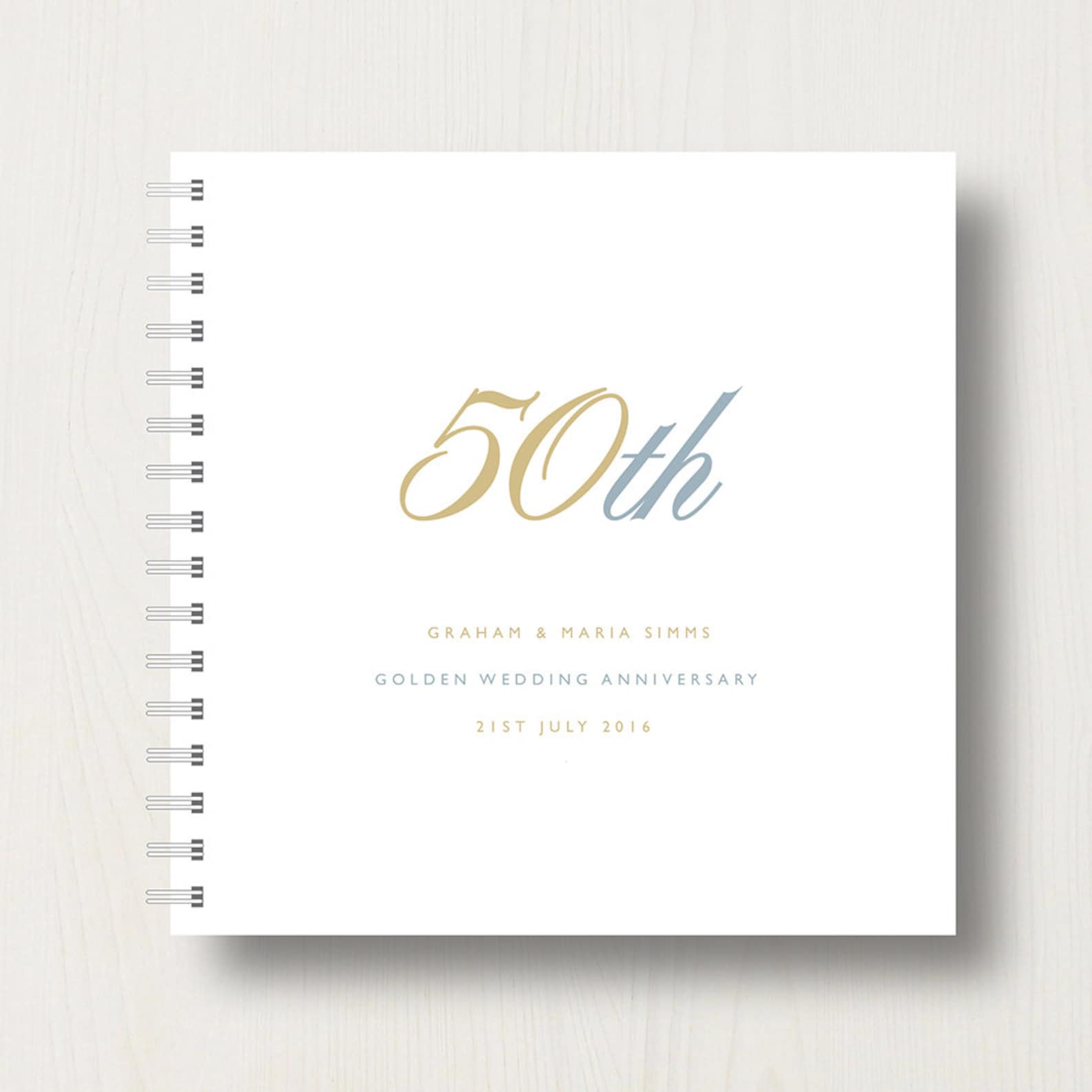Personalised 50th Golden Anniversary Book or Album - Etsy