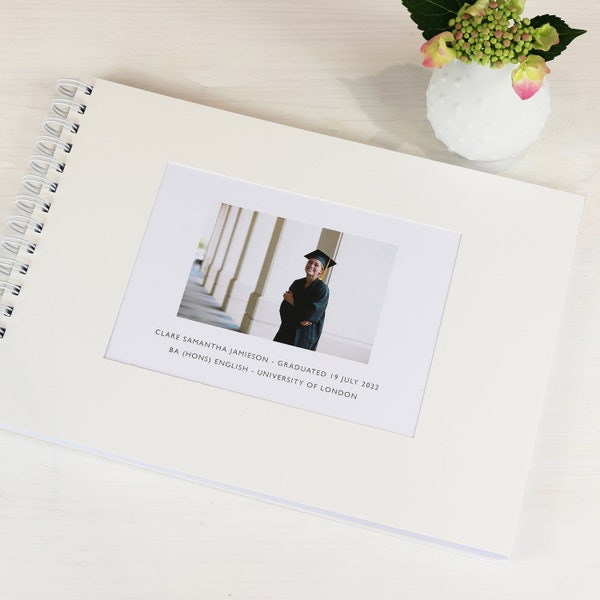 Personalized graduation memory book - Etsy Polska