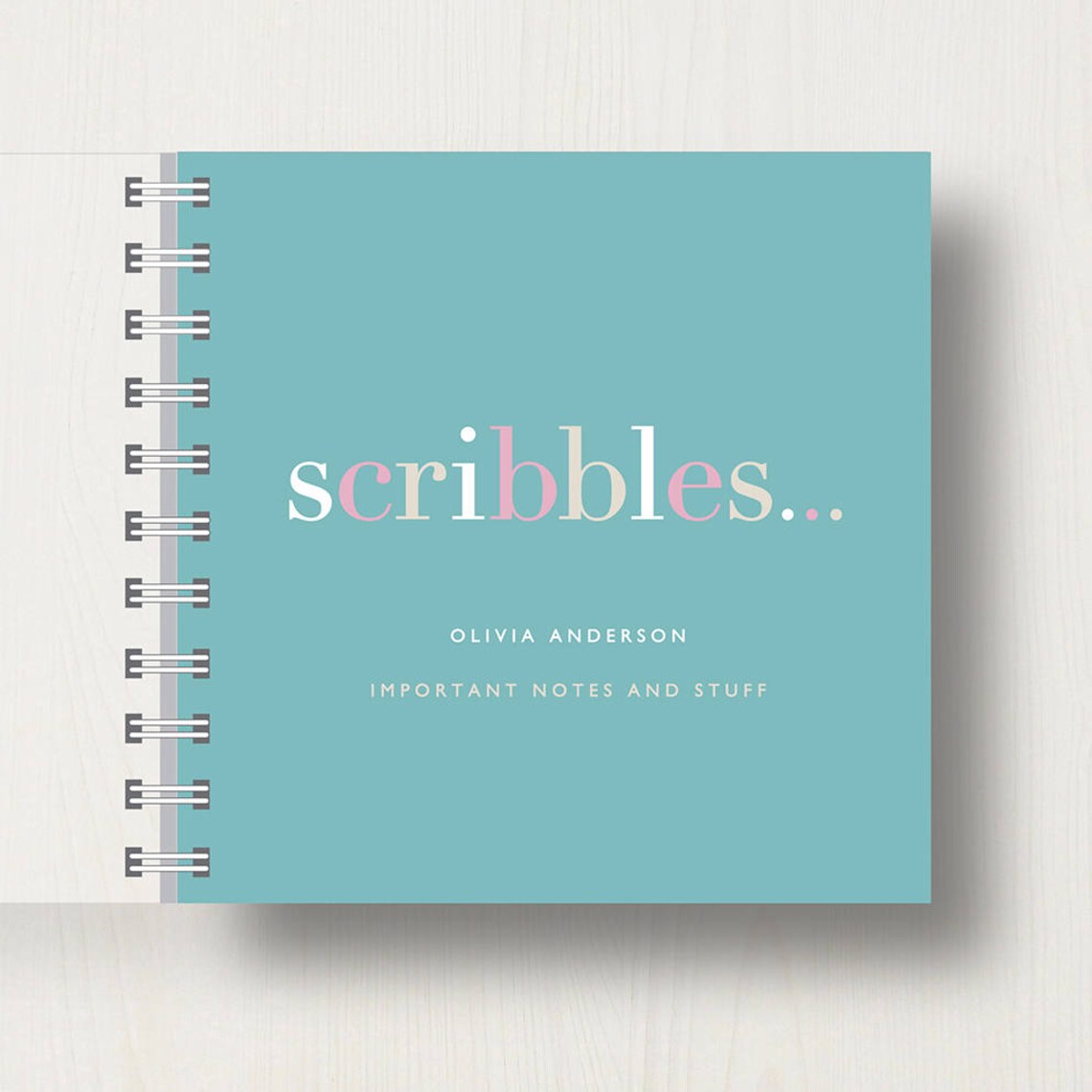 Personalised 'scribbles' Small Notebook - Etsy