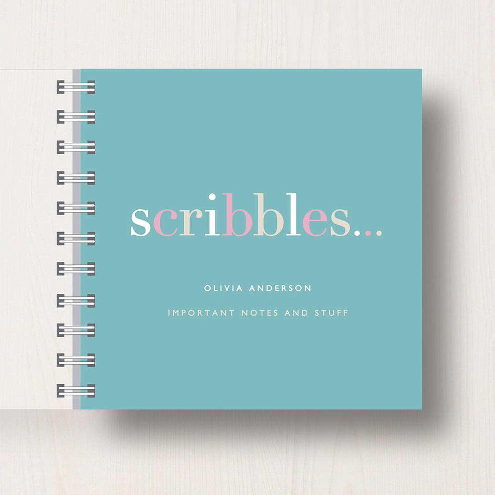 Personalised 'scribbles' Small Notebook - Etsy