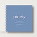 Personalised 90th Birthday Memory Book or Album - Etsy UK
